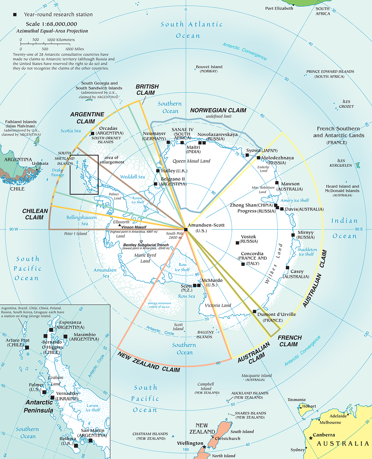 Mapping Territorial Claims in Antarctica – Dagblad Suriname