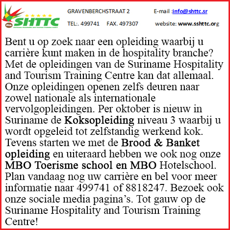 SHTTC – Dagblad Suriname