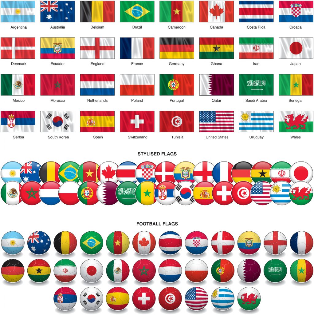 FIFA World Cup 2022 flags – Dagblad Suriname