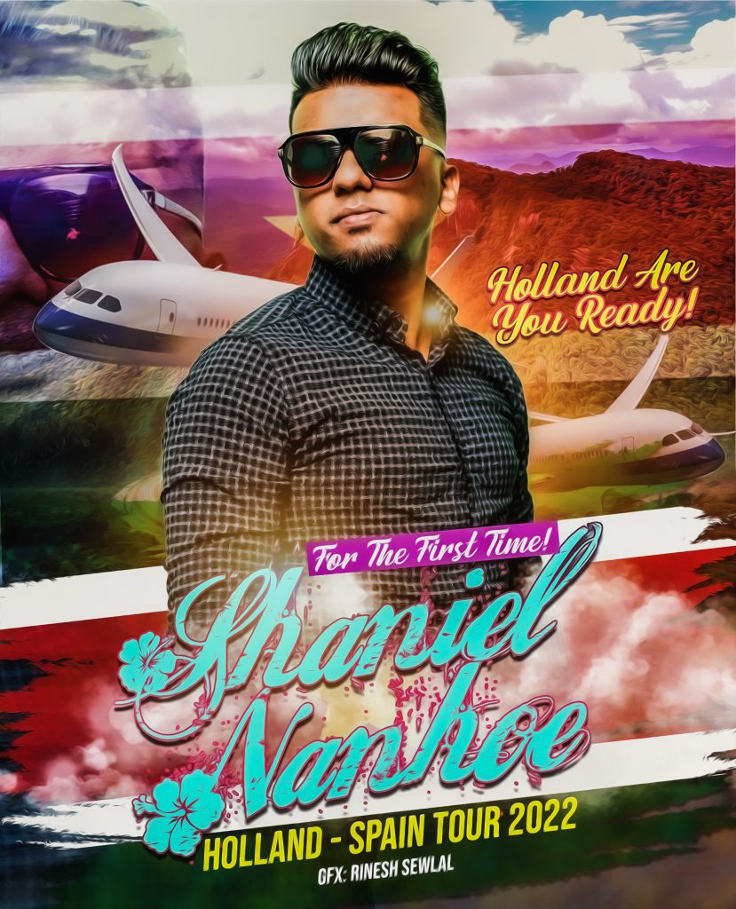 Zanger Shaniel Nanhoe in Nederland voor optredens – Dagblad Suriname