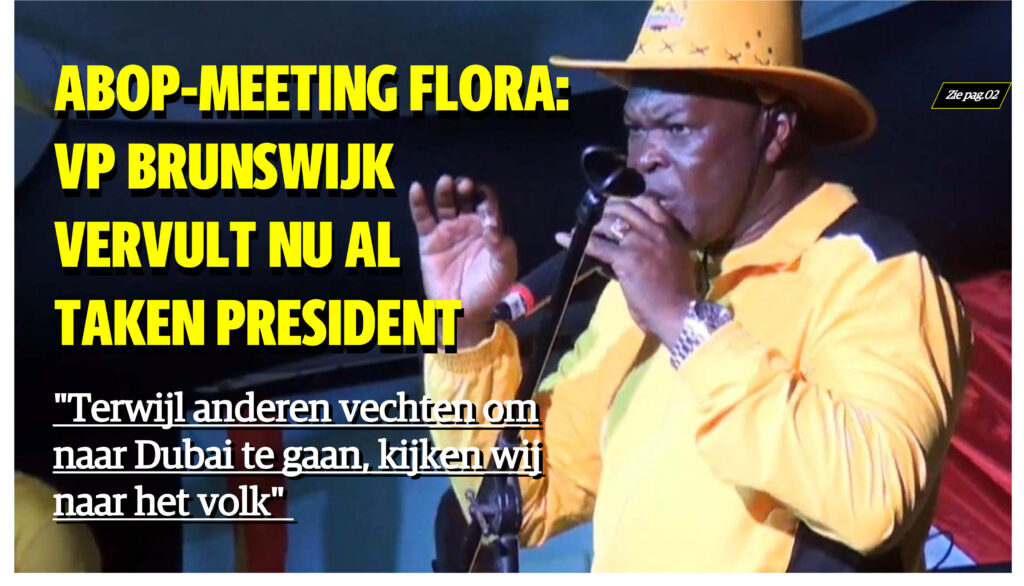 ABOP-meeting Flora: VP Brunswijk vervult nu al taken president ...