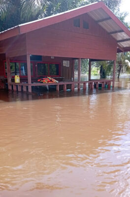 Woning leerkracht in Pokigron al dagen onder water – Dagblad Suriname
