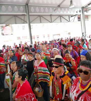Indrukwekkend protest inheemse vrouwengroep Native Power – Dagblad Suriname
