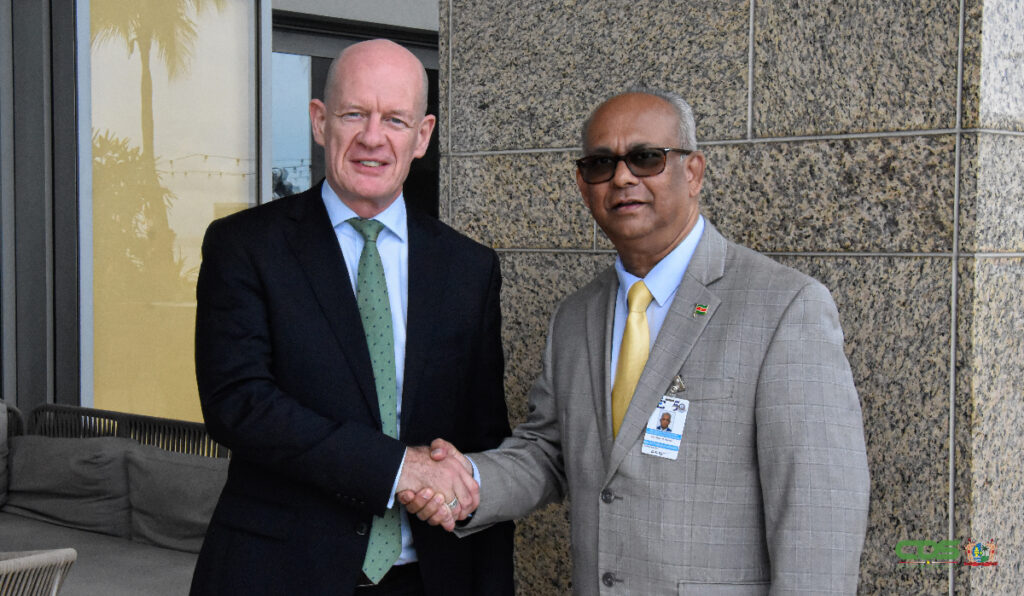 Minister Ramdin spreekt in marge Caricom-top met niet-residerende ...