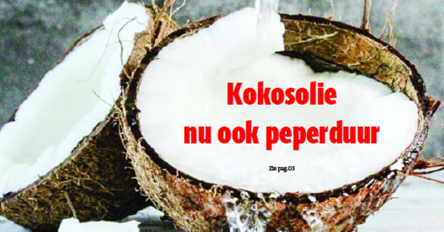Kokosolie nu ook peperduur – Dagblad Suriname