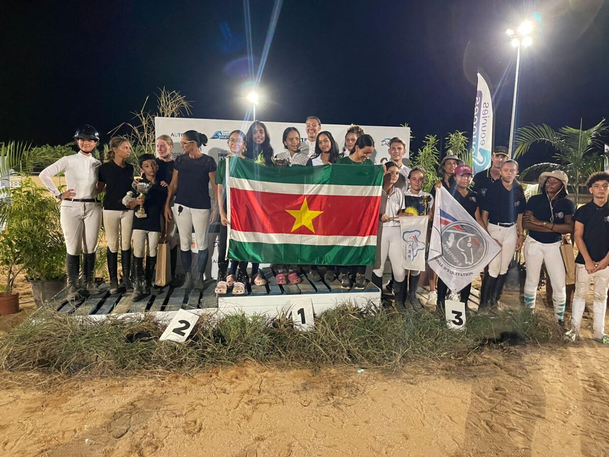 Suriname wint goud op Internationaal Paarden Springtoernooi in Frans ...
