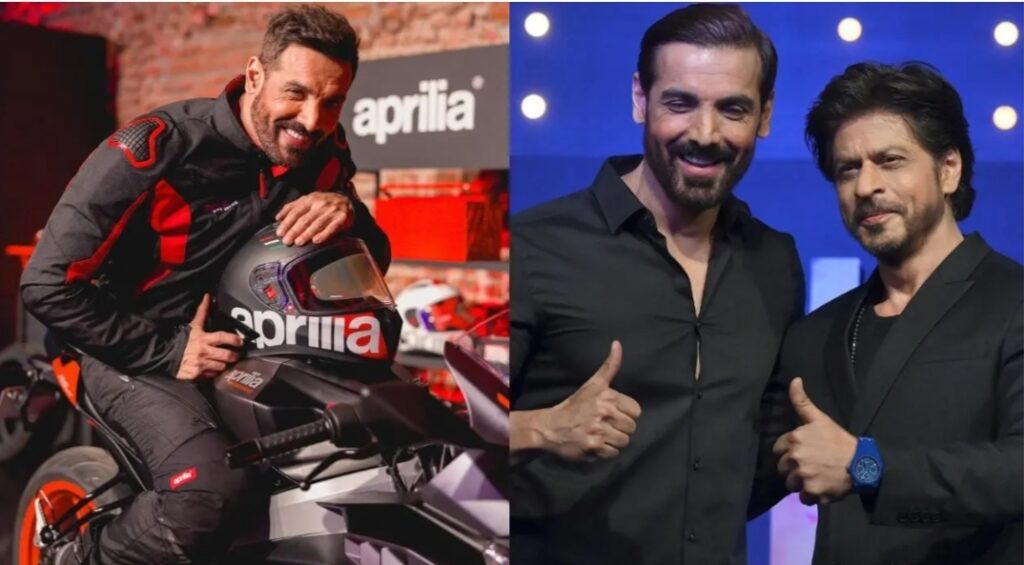 Shah Rukh Khan schenkt John Abraham een motor – Dagblad Suriname