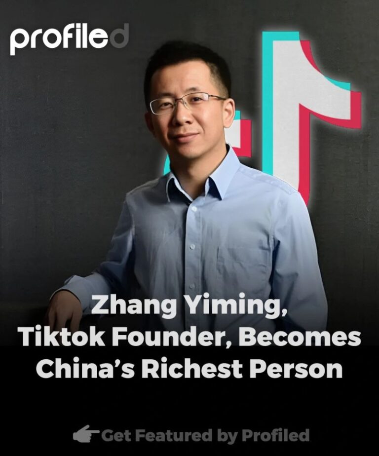 ByteDance medeoprichter Zhang Yiming is de rijkste persoon van China ...
