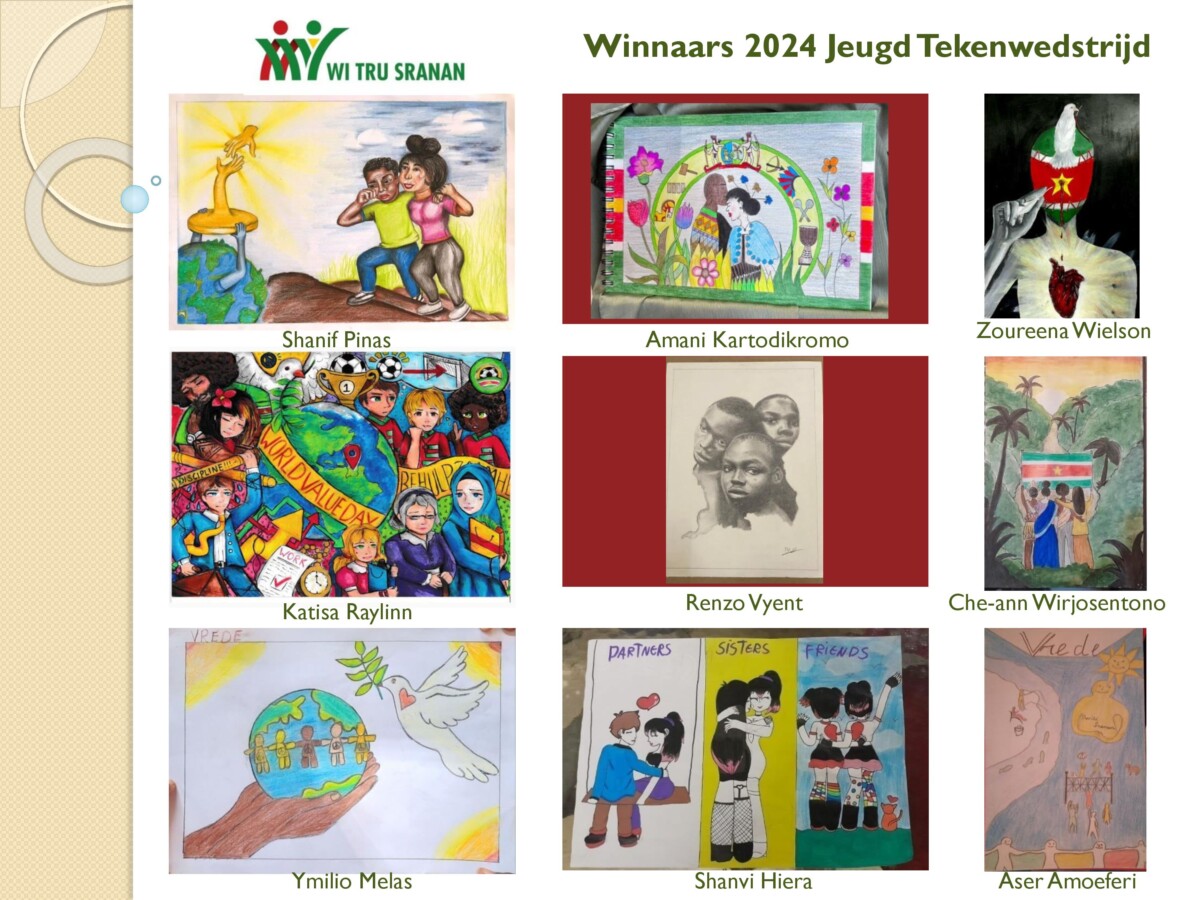 Prijsuitreiking Wi Tru Sranan Jeugd Tekenwedstrijd 2024 – Dagblad Suriname