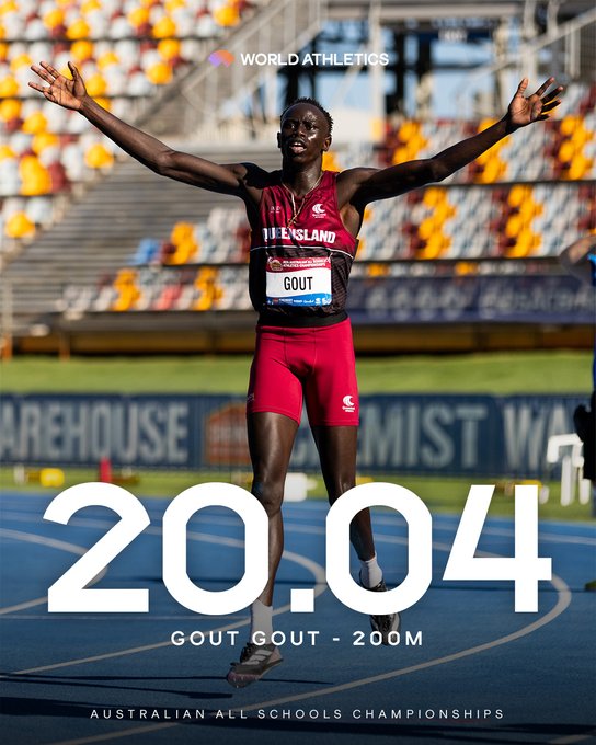 16-jarige Sensatie Jicht Breekt 56 Jaar Oud Australisch 200m Record – Dagblad Suriname