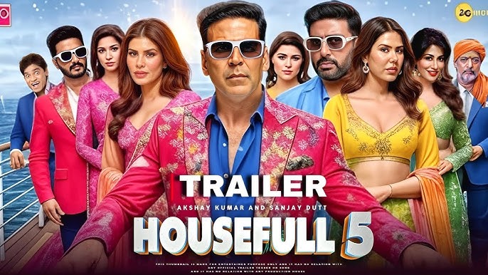 Akshay Kumar, Abhishek Bachchan en Riteish Deshmukh in een hilarisch moordmysterie op zee ...