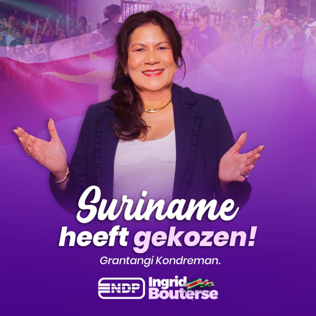 Ingrid Bouterse behaalt 5.764 stemmen bij de verkiezingen – Dagblad ...