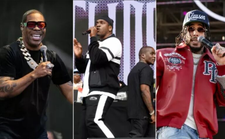 Busta Rhymes, Clipse en voormalig basketballer treden op tijdens ESPY ...