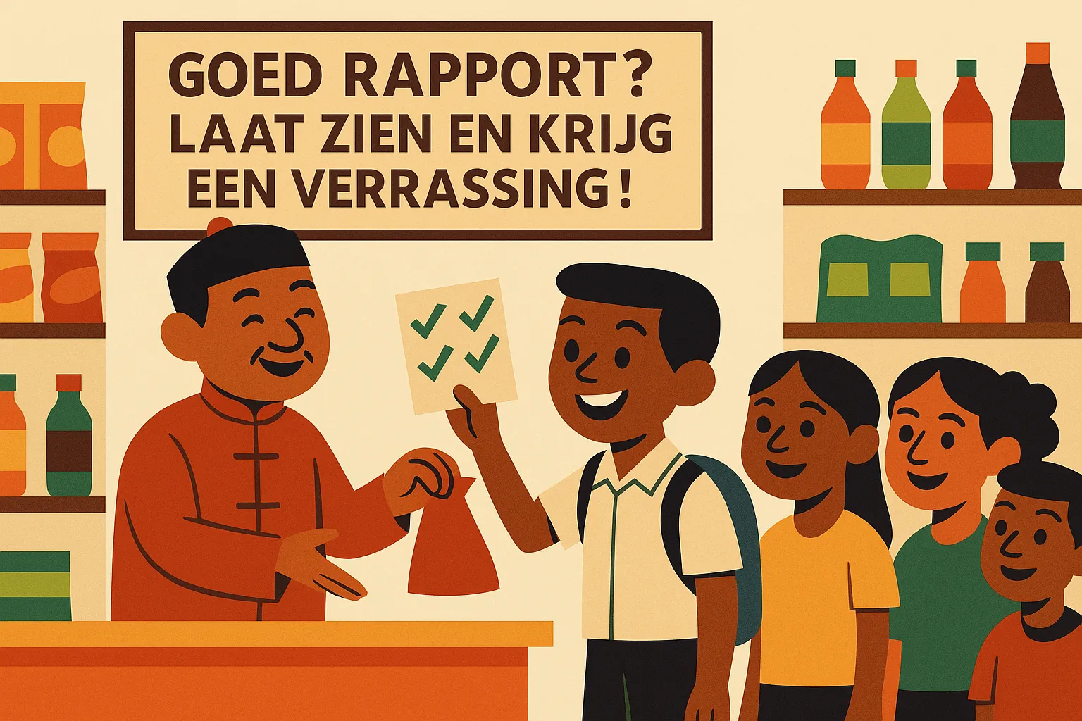 Een klein gebaar, groot geluk – Dagblad Suriname